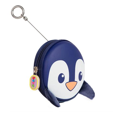 Boppi Tiny Trekker Keychain Pouch Penguin Blue Jomlaae