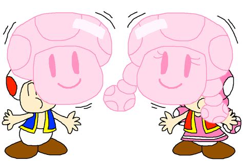 Toad And Toadette Bubble Gum Shapes By Pokegirlrules On Deviantart