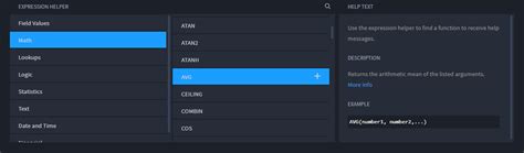 Calculation Builder