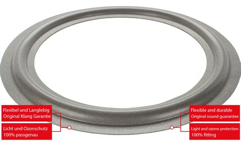 Lautsprecher Technik Infinity Infinitesimal Servo Subwoofer Surround Re Foam Repair Kit