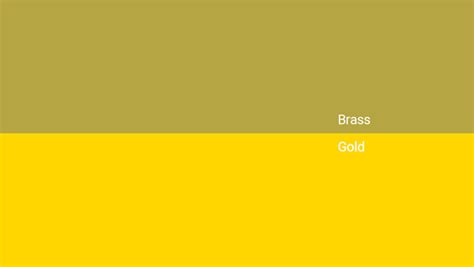 Brass Color Combinations Hex Code Shutterstock