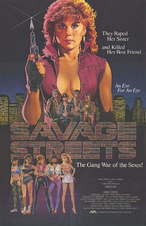 Savage Streets Movie Poster 1 Of 2 Imp Awards