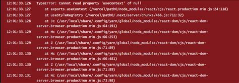 Typeerror Cannot Read Property Usecontext Of Null Nextjs
