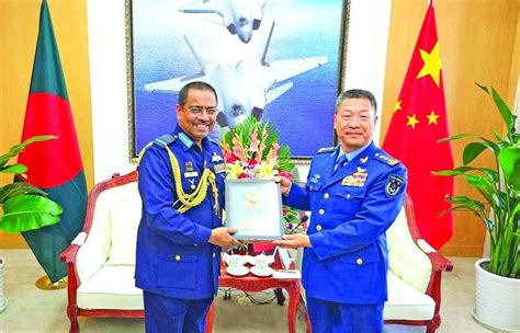 Baf Chief Returns Home From China The Asian Age Online Bangladesh