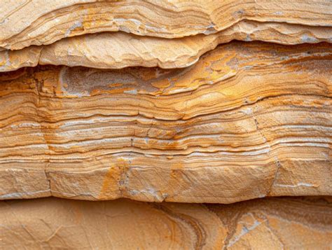Detailed Texture Of Layered Sandstone Rock Formation 52992934 Stock