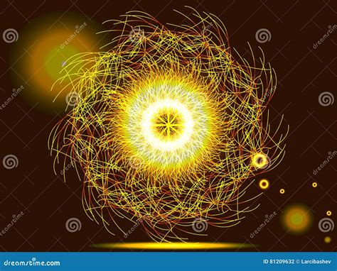 Magic Sparkle Circle Stock Vector Illustration Of Mistic 81209632
