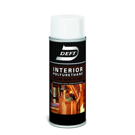 Deft Interior Polyurethane Semi Gloss Clear Defthane Polyurethane Spray