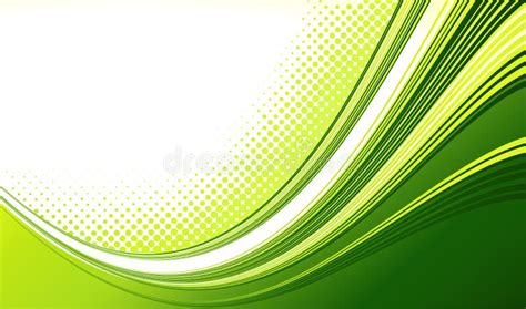 Abstract Curved Lines Background Template Stock Vector Illustration