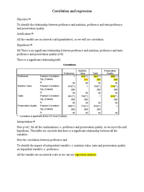 Correlation And Regression Pdf Correlation And Dependence Regression Analysis