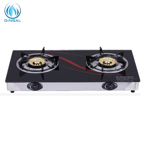Rwanda Gas Burner Double Burner Glass Cooktop Gas Stove Gas Cooker