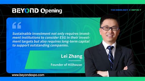 Chris Windley On Linkedin Beyond Expo Hillhouse Capitals Zhang Lei On What Institutional…