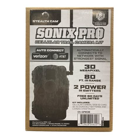 Stealth Cam Sonix 30 Megapixel Wireless Cellular Trail Camera Kit — Ewirelessgear