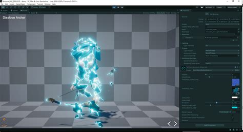 Artstation Unity Vfx Disslove Effect Game Assets