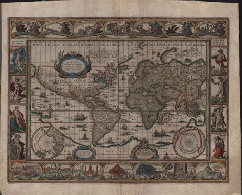 Nova Totius Terrarum Orbis Geographica Ac Hydrographica Tabulaby Blaeu