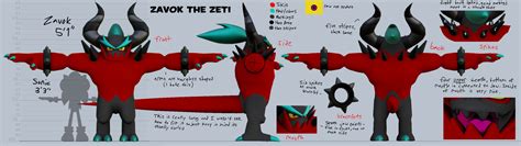 Zavok Model Reference Sheet By Manuztur On Deviantart