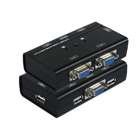 China Customized 2 Ports Usb Vga Kvm Switch Suppliers Factory