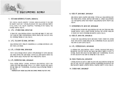 성실신고확인 결과 주요항목 명세서 상 확인 항목