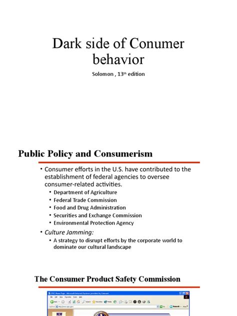 Dark Side Of Conumer Behavior Pdf Consumerism Consumer Behaviour
