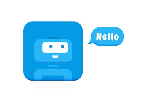 Premium Vector Chatbot Character Say Hello Cute 3d Bot Sign Chat Bot