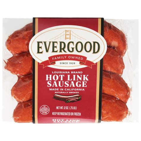 Evergood Fine Foods Hot Link Sausage 12 Oz Ralphs