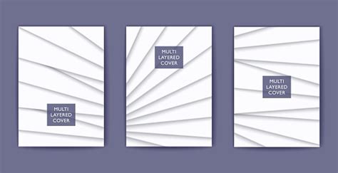 흰색 은색 다층 디자인 벡터 3d 표지 템플릿입니다 종이 컷 스타일 페이퍼커팅에 대한 스톡 벡터 아트 및 기타 이미지 페이퍼커팅 3차원 형태 가장자리 Istock
