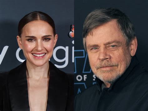 Natalie Portman Meets Her Son Mark Hamill At The Golden Globes