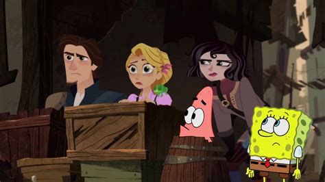 Spongebob Tangled Crossover By Leonsart933838 On Deviantart