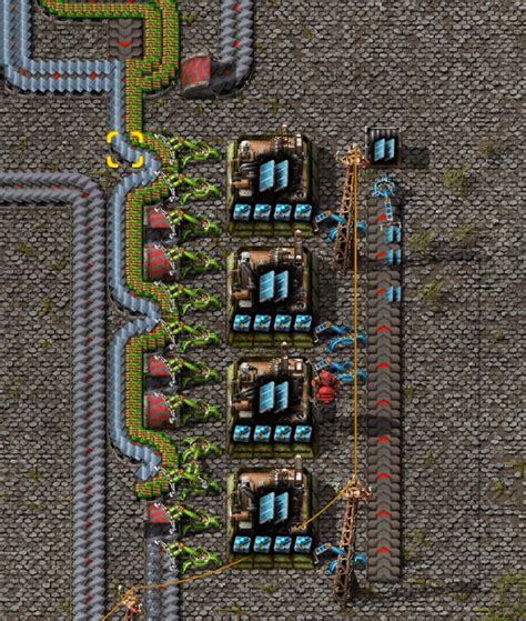 4 Lanes 2 Belts Design I Made R Factorio