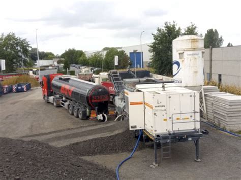 Bitumen Stabilized Material Met Schuimbitumen Bsm Belgian