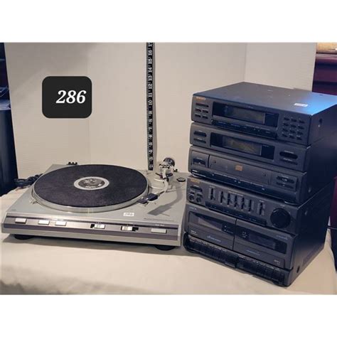 Modular Component System Turntable No Needle Nikko Am Fm Cassette