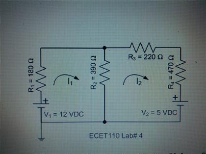Solved Figure DC Circuit With Two Voltage Sources Chegg Com