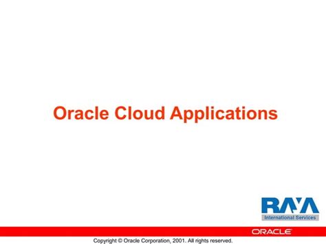 Oracle Fusion Cloud Applications Overview PPT Cloud Computing Internet