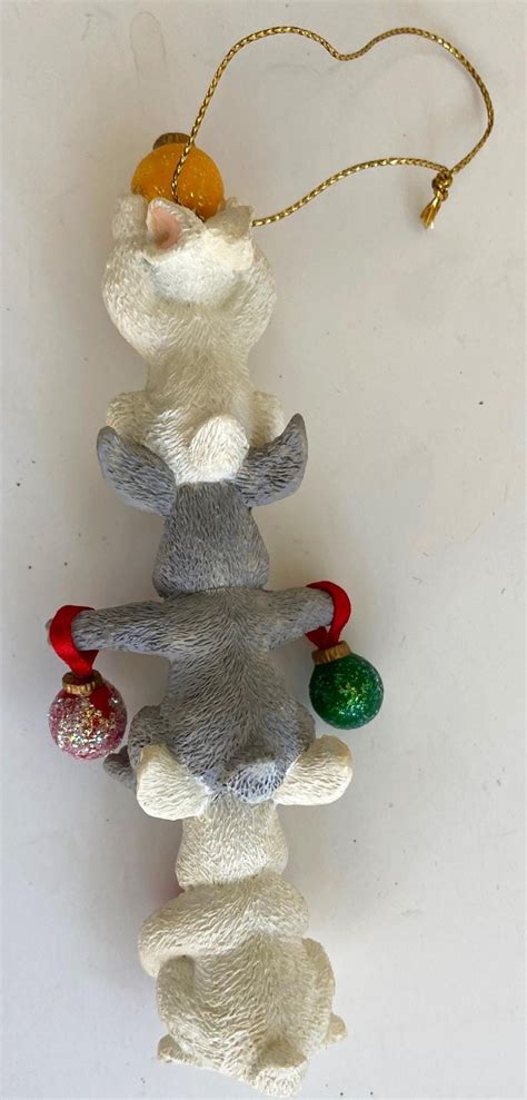 Vintage Christopher Radko Tiny Totem Trio Woodland Winds Collection