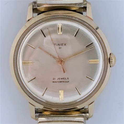 Timex 21 Jewel Mans Watch 6524 7267 [1967] Vintage Timex Watches