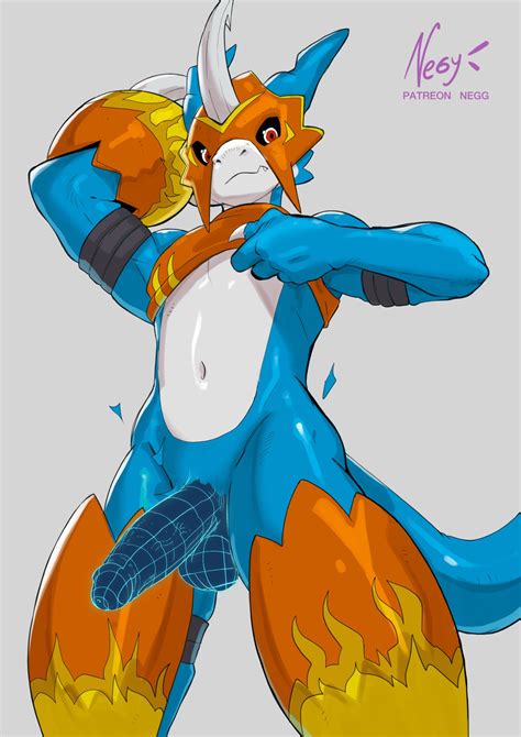 Rule 34 2025 Anthro Armor Athletic Athletic Anthro Athletic Male Balls Bandai Namco Blue Body