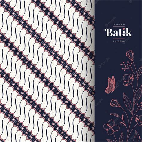 Premium Vector Traditional Indonesian Batik Art Seamless Pattern