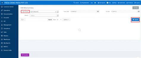 How To View Hsn Summary Report In Fresa Application Reports