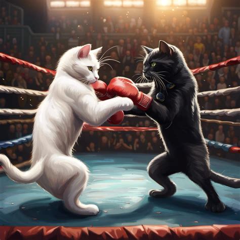 Fight Of Cats Ai Generated Artwork Nightcafe Creator
