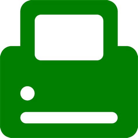 Green Printer 5 Icon Free Green Printer Icons