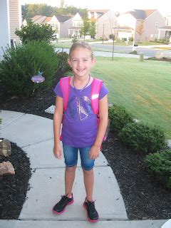 Our Girls Sydneys First Day Of School Third Grade
