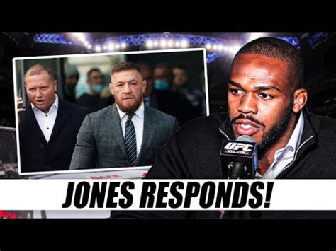 Jon Jones Fires Back At Conor Mcgregor After Mma Community Outburst