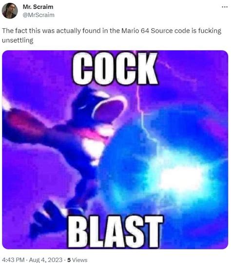 The Fact This Was Found In The Mario 64 Source Code Is Unsettling Know Your Meme