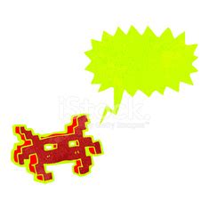 Retro Cartoon Arcade Game Sprite Stock Vector Royalty Free FreeImages