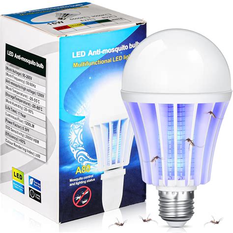 Qualirey Bug Zapper Light Bulb Bulk 2 In 1 Electronic