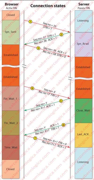 Tcp Connection Management Gbn Protocol Saber Com Lógica