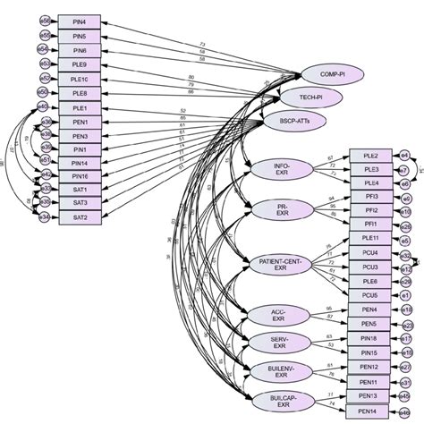 Cfa Model For Bsc Patient Constructs Download Scientific Diagram