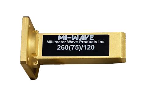 Probe Waveguide Antennas 8 Ghz500 Ghz High Frequency Rf Antennas