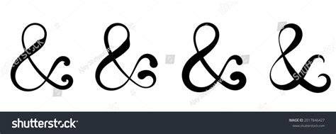 Ampersand Symbol Over 15535 Royalty Free Licensable Stock