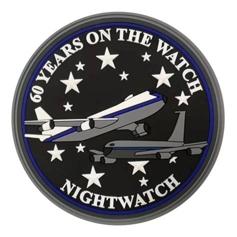 Naoc 60th Anniversary Pvc Patch National Airborne Operations Center