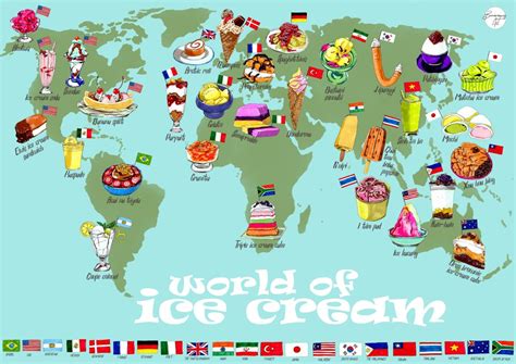 The World Map Of Ice Cream Bonaramis Blog And Portfolio